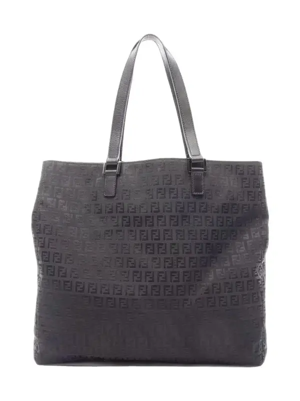 Fendi Zucchino Tote Bag - Black