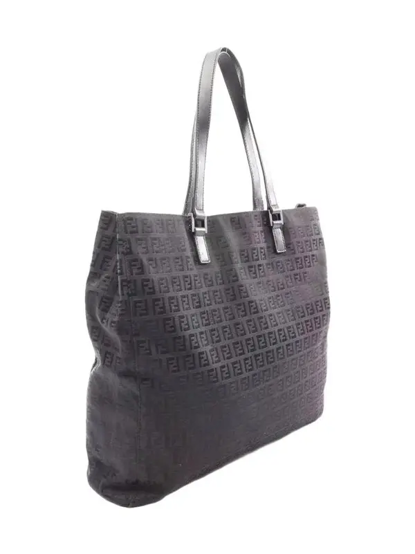 Fendi Zucchino Tote Bag - Black