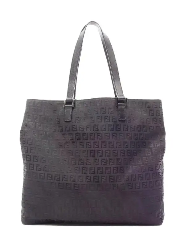 Fendi Zucchino Tote Bag - Black