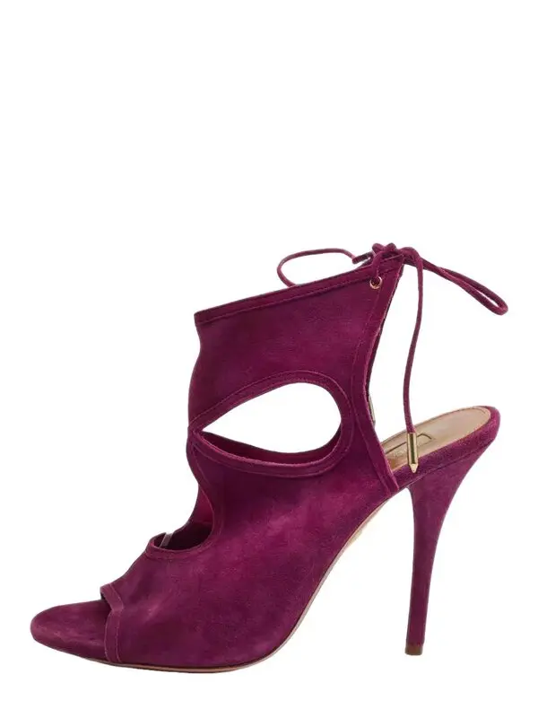 AQUAZZURA Sexy Thing Cutout Sandals - Purple