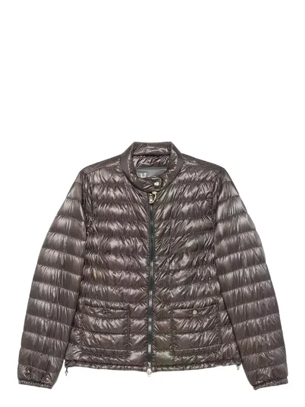 Herno Quilted High-neck Jacket - Grey