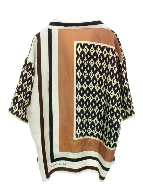 Valentino Garavani 2010s Patterned Short-sleeve Shirt - Black