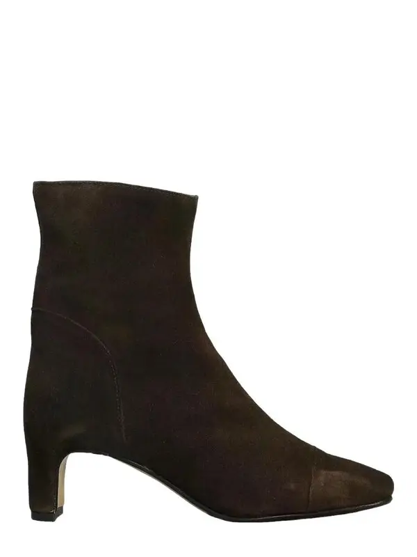 L'ARIANNA Suede Ankle Boots - Brown