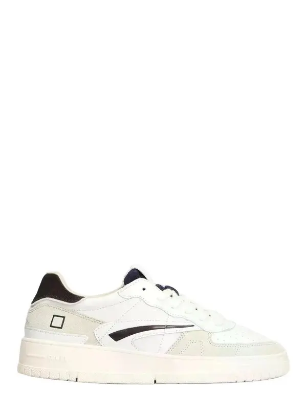 D.a.t.e. Torneo Pure Panelled Leather Sneakers - White