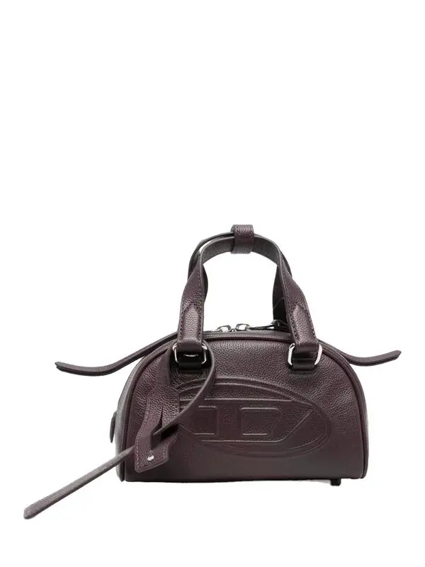 DIESEL® 1dr Pebbled Leather Mini Bag - Brown