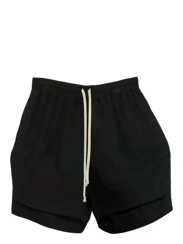 Rick Owens Layered-hem Drawstring Shorts - Black