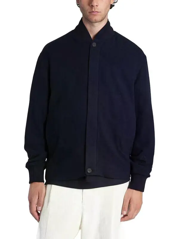 DARKPARK Concealed-fastening Bomber Jacket - Blue