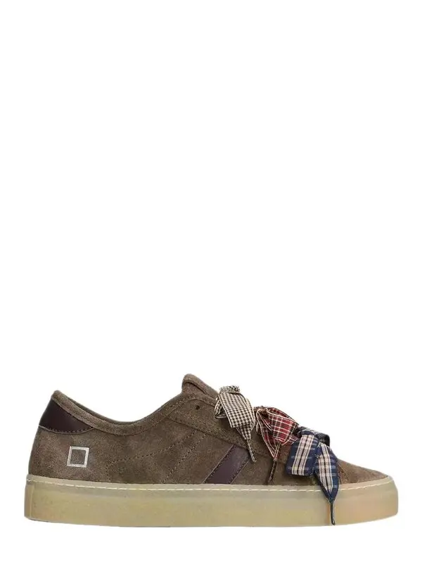 D.a.t.e. Bow-embellished Suede Sneakers - Brown