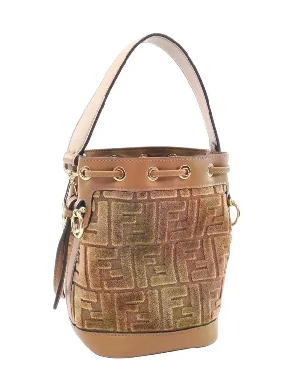 Fendi 2020s Mon Tresor Bucket Bag - Brown