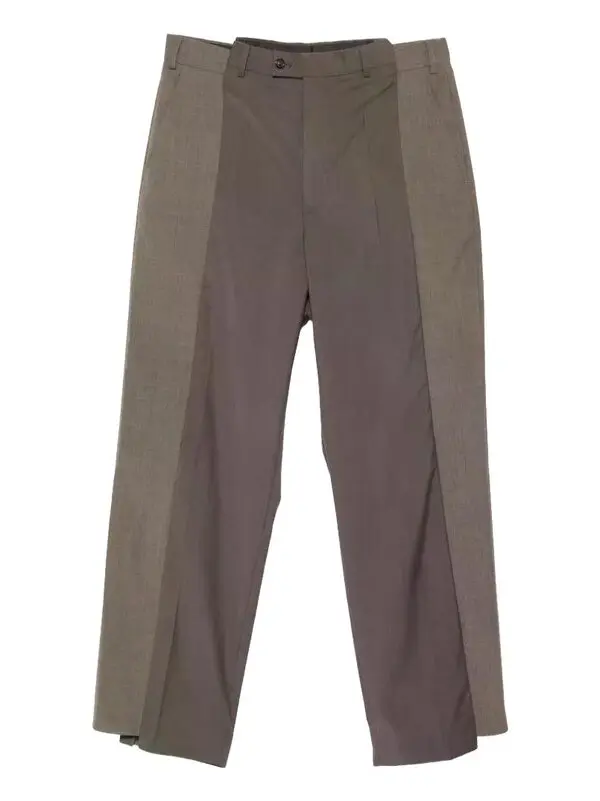 MAISON MARGIELA Four-stitch Panelled Trousers - Brown