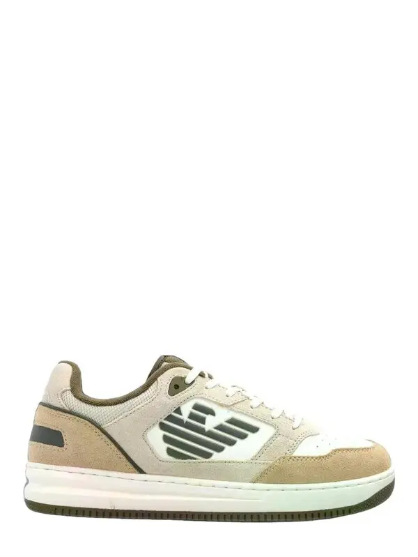EA7 Logo-patch Sneakers - Neutrals