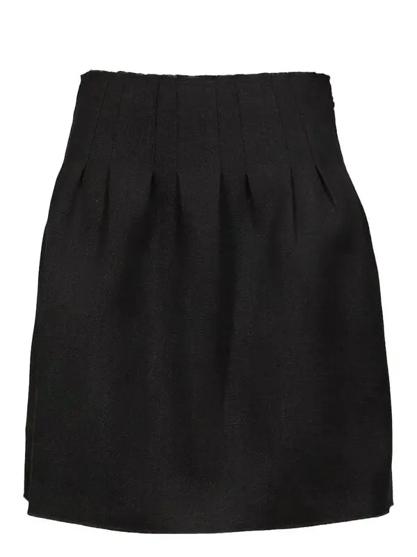SHUSHU/TONG Pleated Mini Skirt - Blue