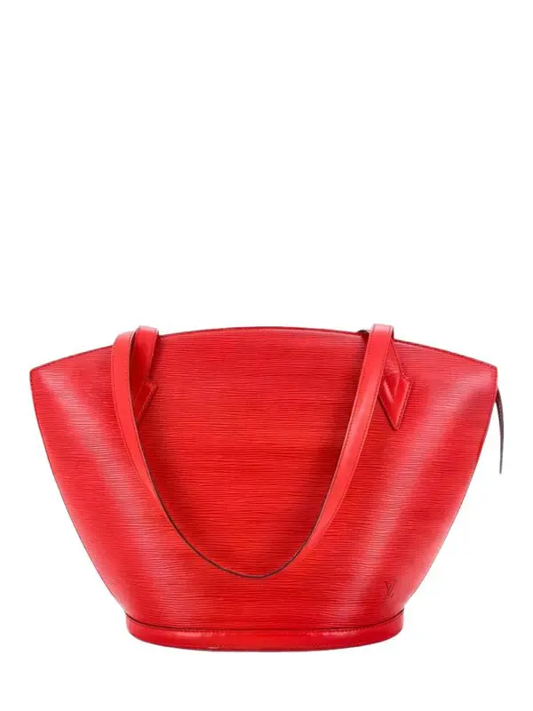 LOUIS VUITTON Saint Jacques Handbag Epi Leather Gm Tote Bag - Red