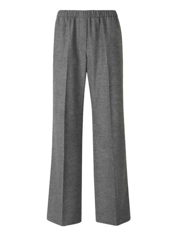 Peserico Piped-trim Elasticated-waist Track Pants - Grey