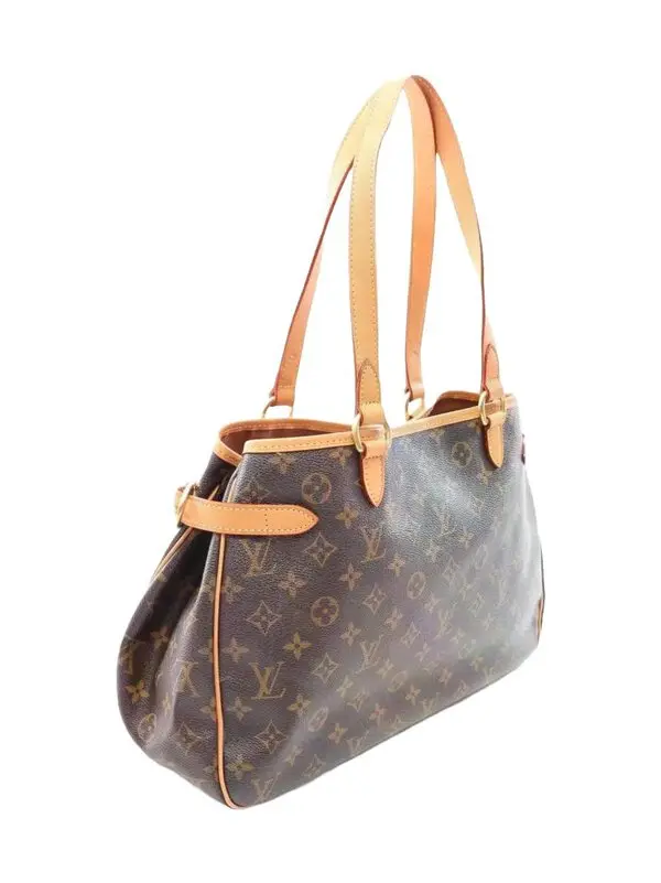 LOUIS VUITTON Monogram Canvas Shoulder Bag - Brown