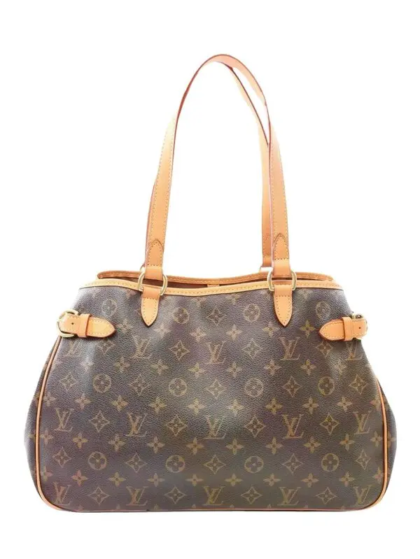 LOUIS VUITTON Monogram Canvas Shoulder Bag - Brown