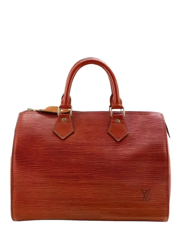 LOUIS VUITTON Speedy Satchel - Brown