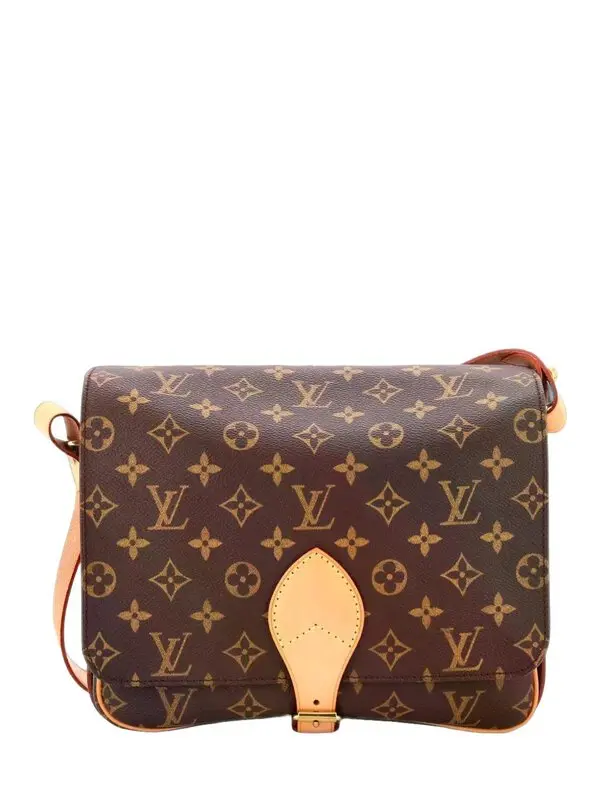 LOUIS VUITTON Cartouchiere Handbag Monogram Canvas Gm Cross Body Bag - Brown