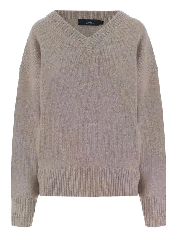 Arch4 V-neck Cashmere Sweater - Neutrals