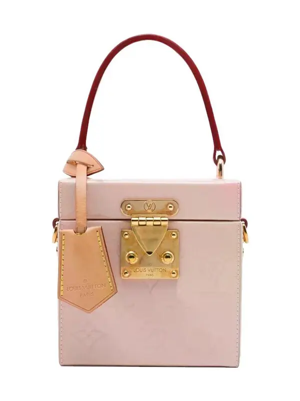 LOUIS VUITTON Monogram Vernis Bleecker Box Vanity Bag - Pink