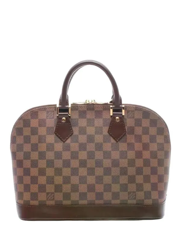 LOUIS VUITTON Damier Ebene Alma Pm Handbag - Brown