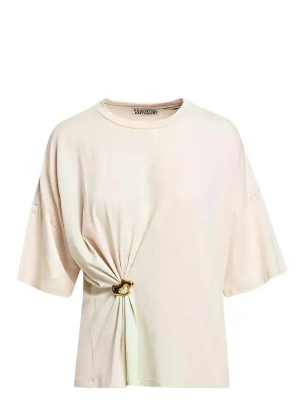Essentiel Antwerp Hardware-detail T-shirt - Neutrals