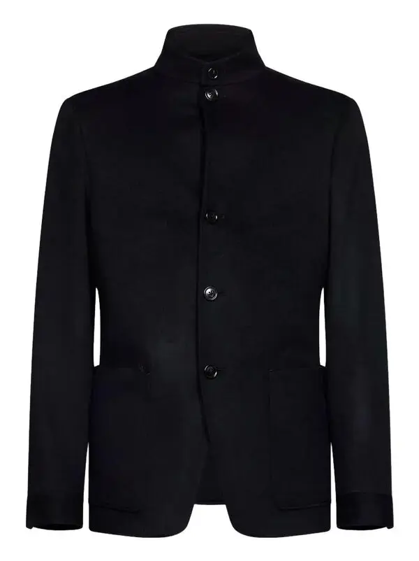 Zegna Navy Oasi Cashmere Il Conte Jacket - Blue
