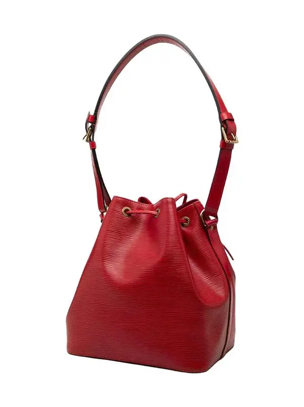LOUIS VUITTON 1998 Epi Petit Noe Bucket Bag - Red