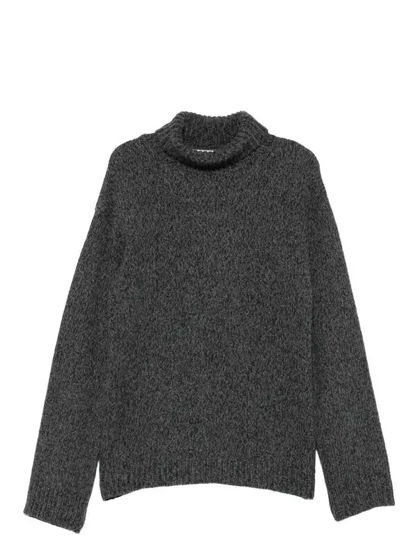 Our Legacy Slub-twisted Turtleneck Sweater - Grey