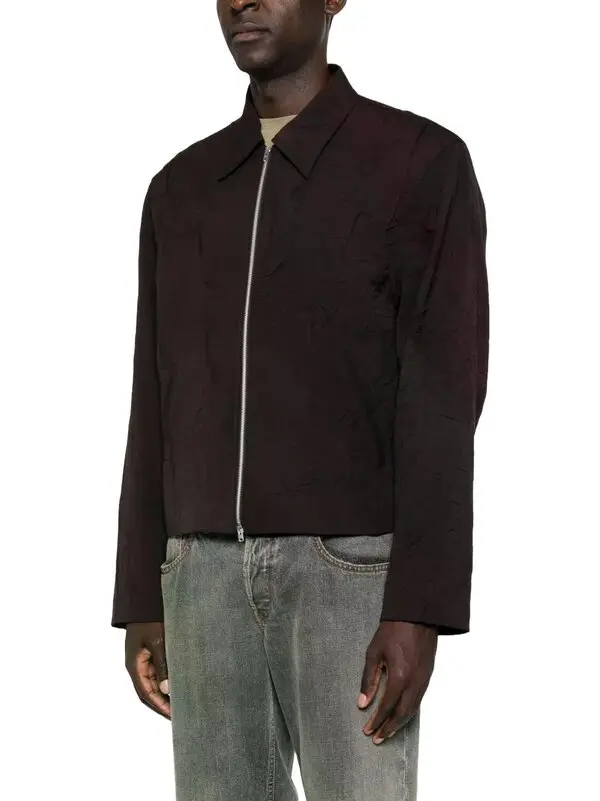 Our Legacy Crinkled Wool Jacket - Brown