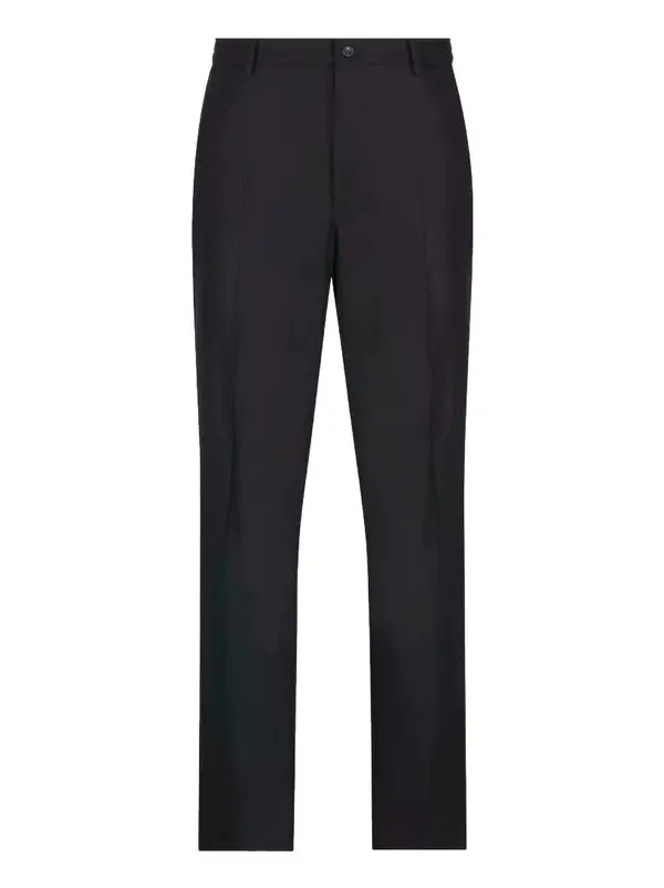 Tagliatore Pressed-crease Tailored Trousers - Blue