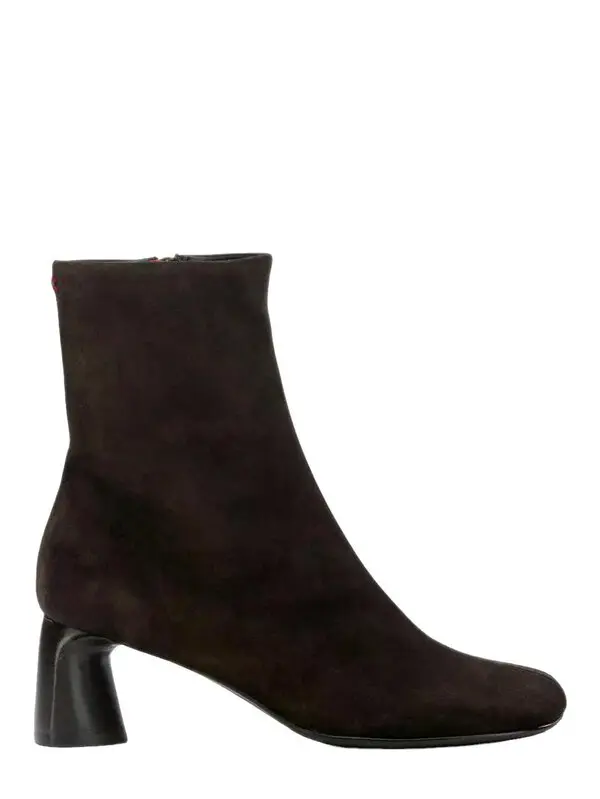 HALMANERA Suede Ankle Boots - Brown