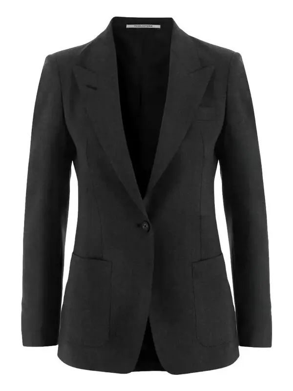 Tagliatore Peak-lapels Single-breasted Blazer - Grey