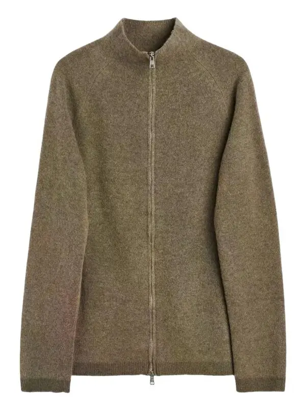 Our Legacy Wool Line Zip-up Cardigan - Brown
