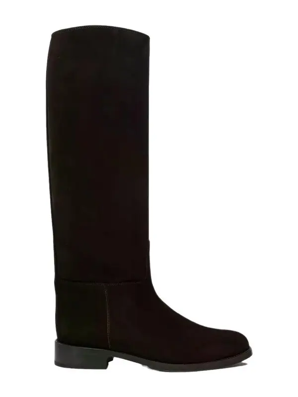 MARETTO Suede Knee-high Boots - Brown