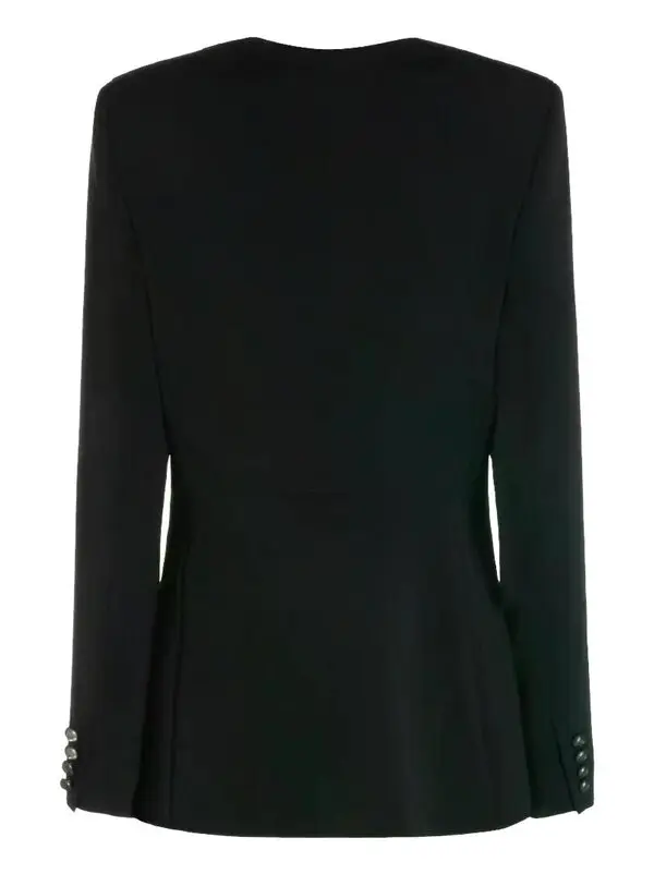 Max Mara Single-breasted Compact Cady Jacket - Blue