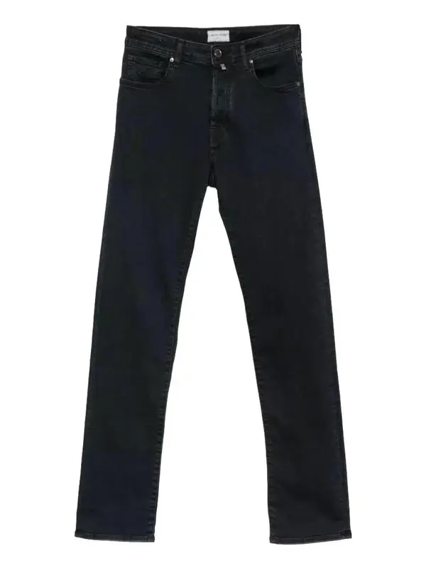 Jacob Cohen Logo-patch Jeans - Blue