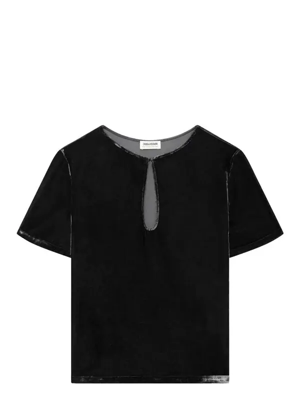 Zadig&Voltaire Velvet Top - Grey
