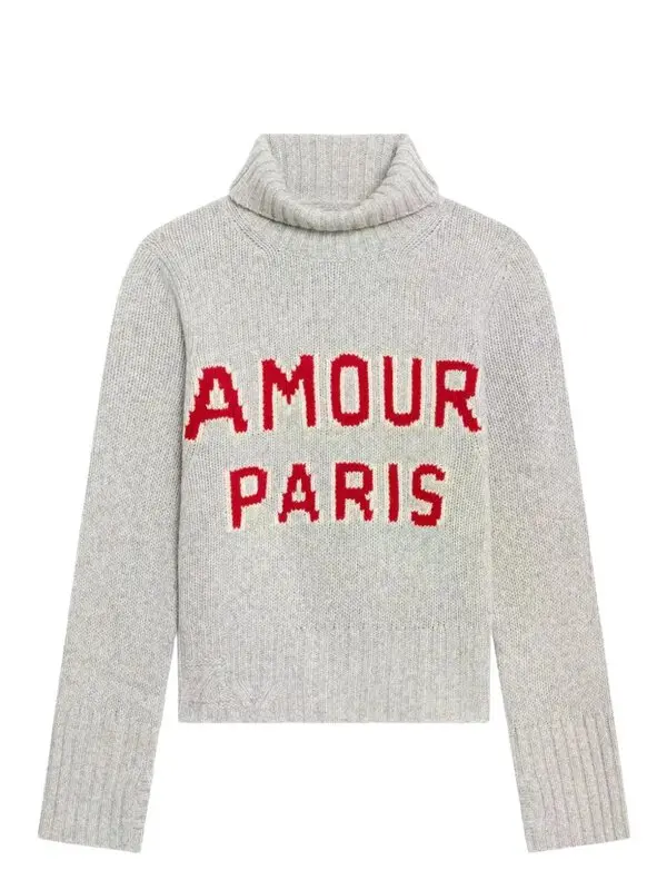 Zadig&Voltaire Nalmo Jumper In Merino Wool - Grey