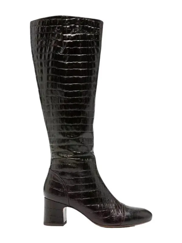 Chie Mihara Nishawa Leather Boots - Brown