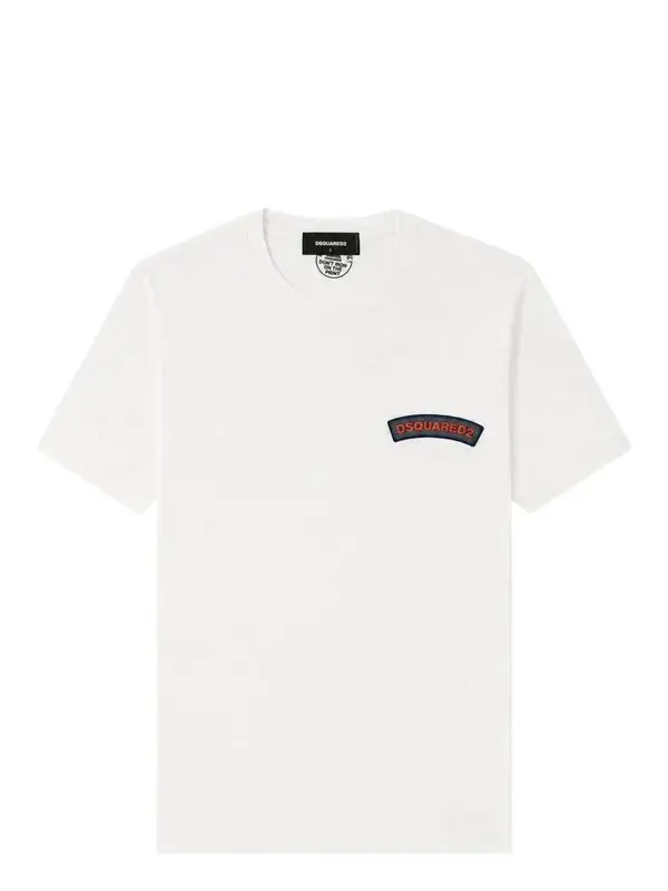 Dsquared2 Logo-patch T-shirt - White