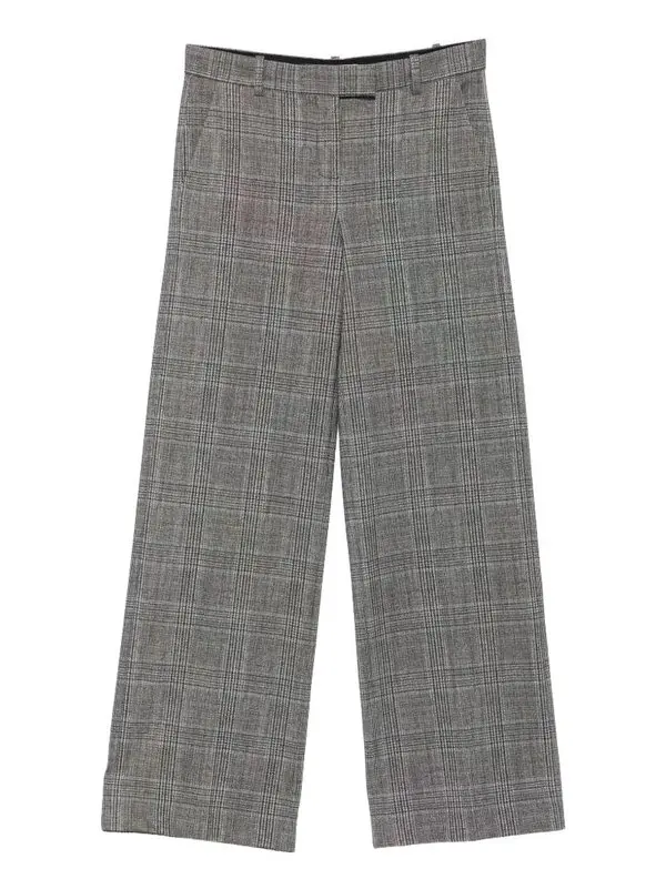 CIRCOLO 1901 Prince Of Wales Check Trousers - Grey