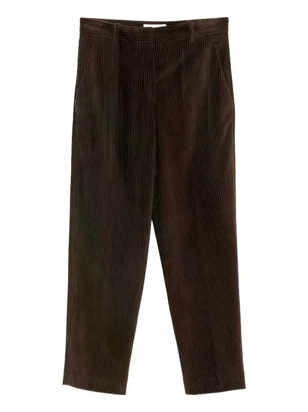 CIRCOLO 1901 Corduroy Straight-leg Trousers - Brown