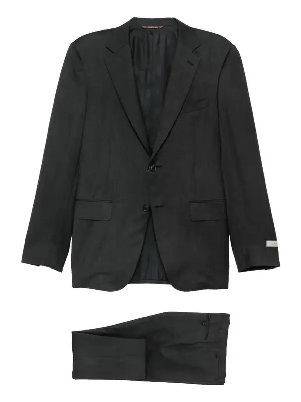 Canali Single-breasted Notched-lapels Suit - Grey