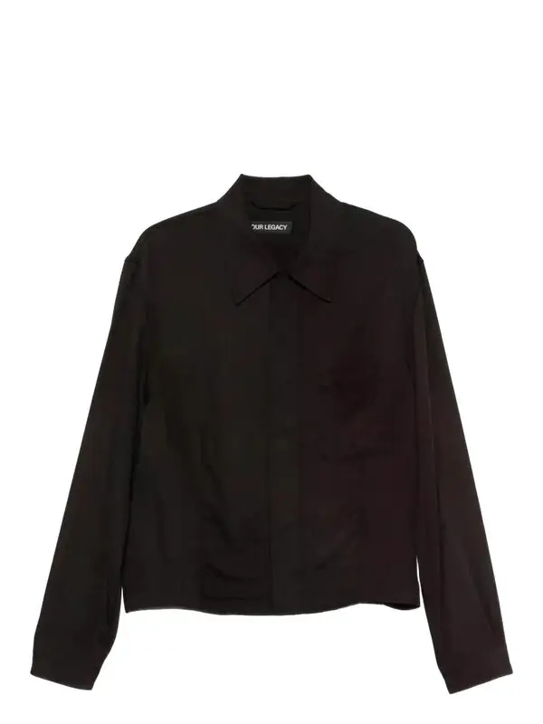 Our Legacy Sift Zip Jacket - Black