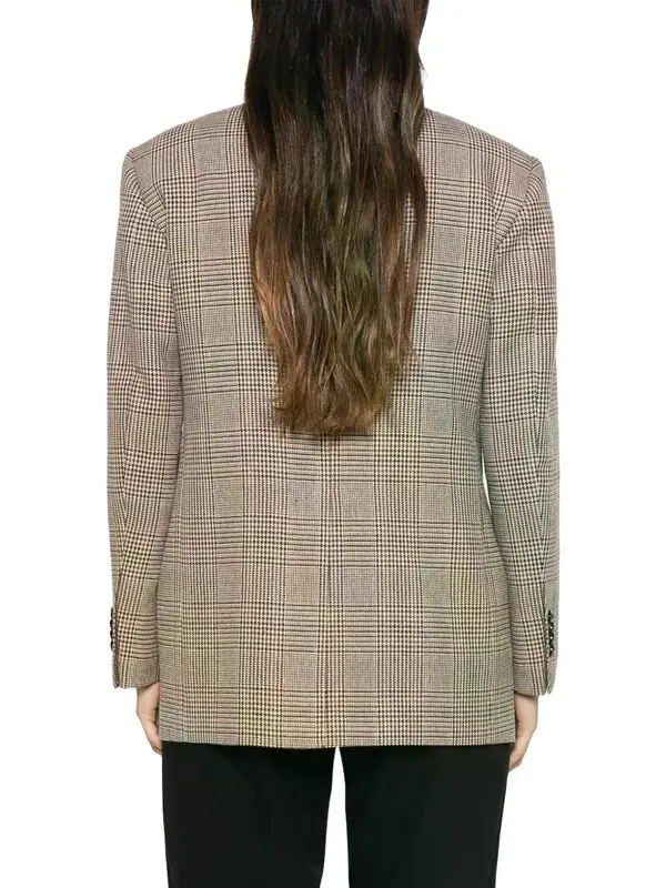 Tagliatore Check-pattern Double-breasted Jacket - Neutrals