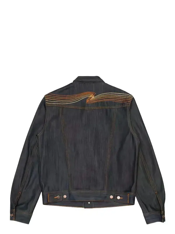 Nudie Jeans Conny Contrast-stitch Denim Jacket - Blue