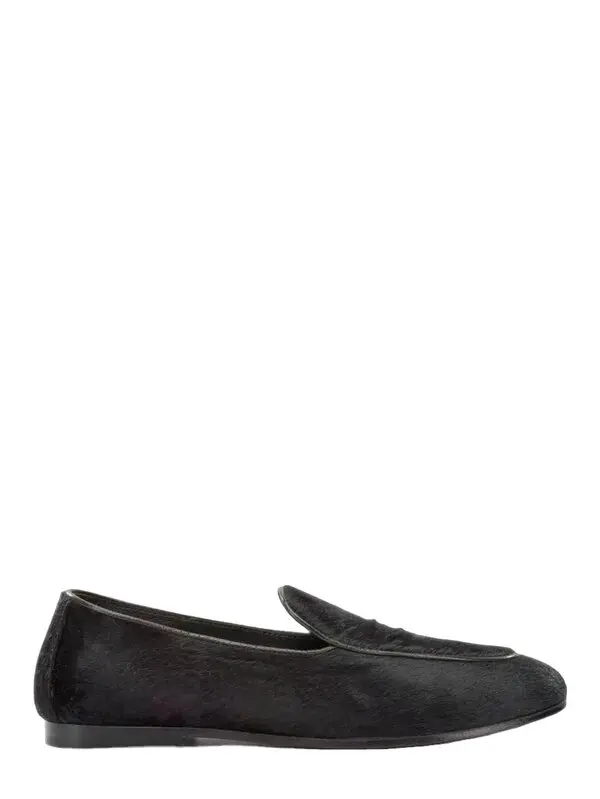 HENDERSON BARACCO Pony-hair Loafers - Brown
