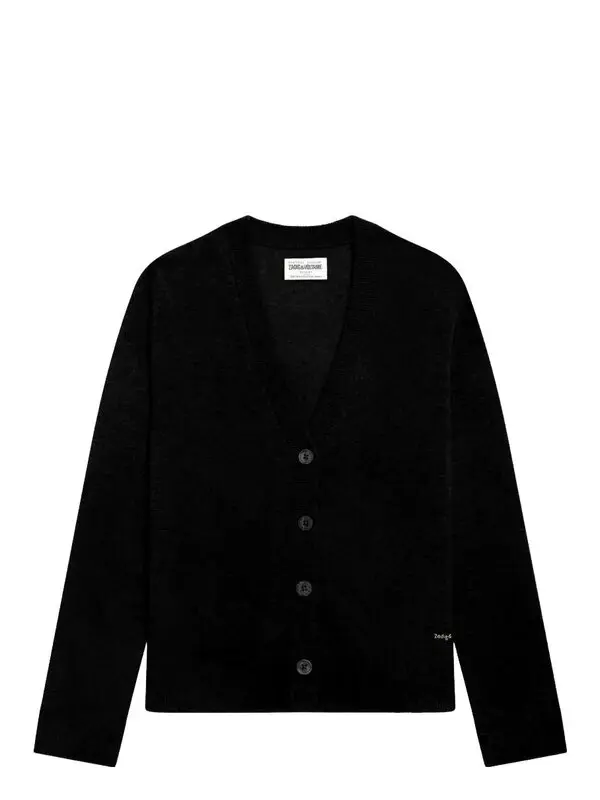 Zadig&Voltaire Mirkaz Cashmere Cardigan - Black