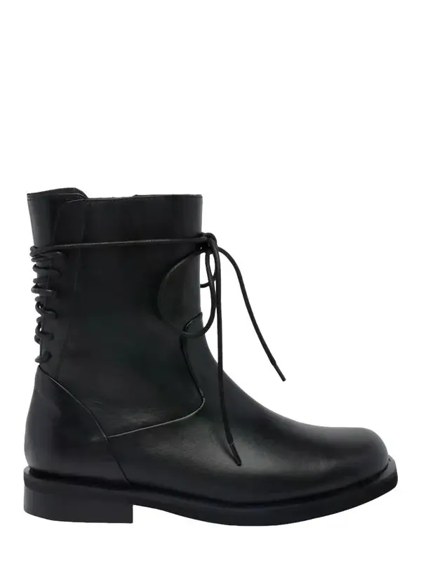 POEVE Arlo Lace-up Boots - Black